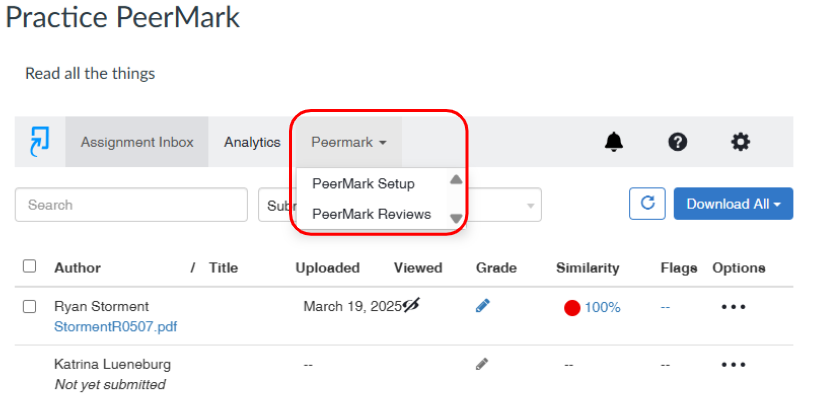 Peermark in Canvas - Canvas | Montana State University